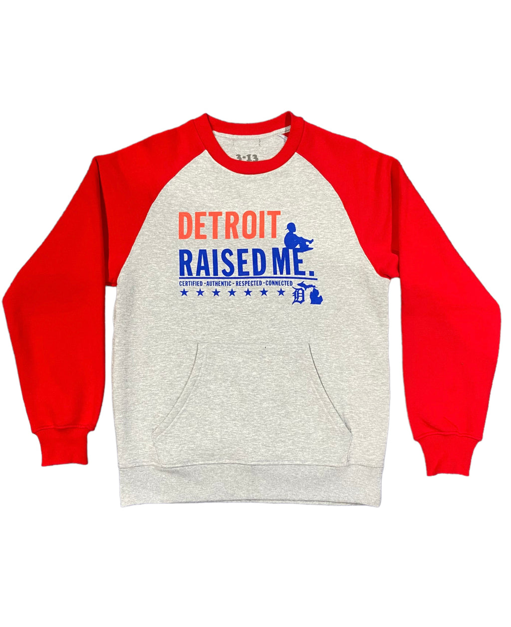 313 Detroit Raised Me Crewneck – Three Thirteen Store